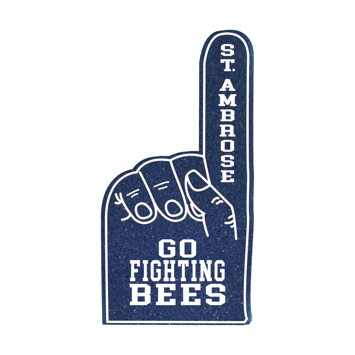 Foam Finger | Navy – Saint Ambrose University Campus Store