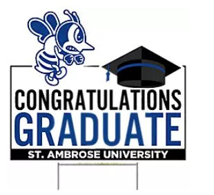 Graduate Sign – Saint Ambrose University Campus Store